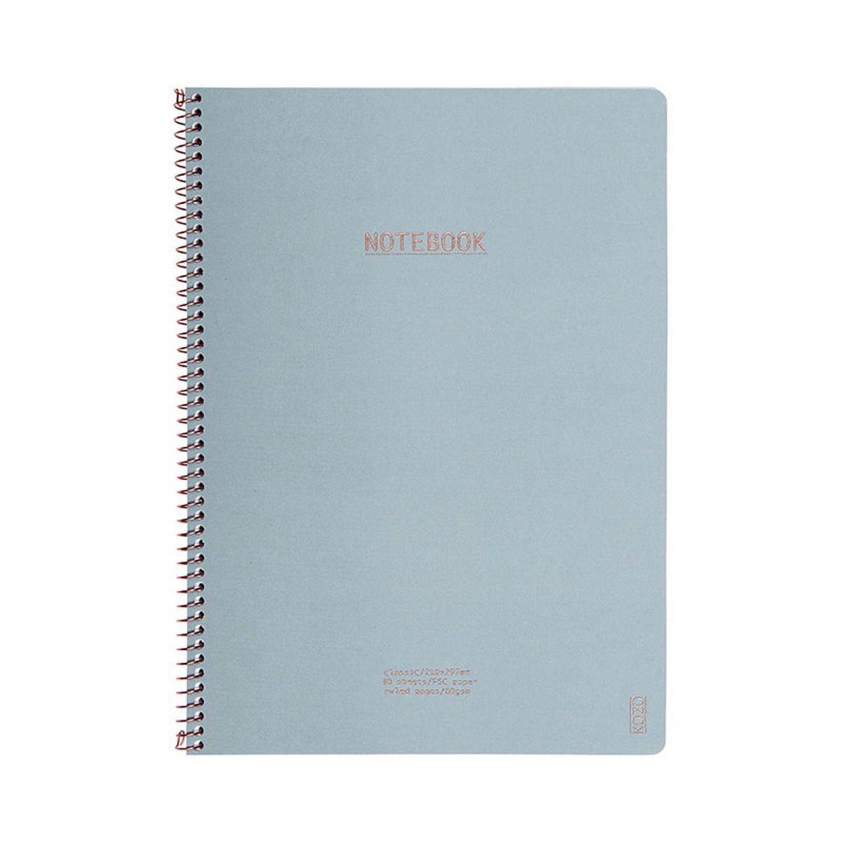 Kozo Notebook A4 Class. D.Blue | Panduro ® | Kreatima