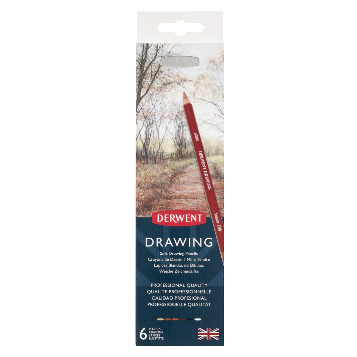 Derwent Soft Drawing 6st | Panduro ® | Kreatima