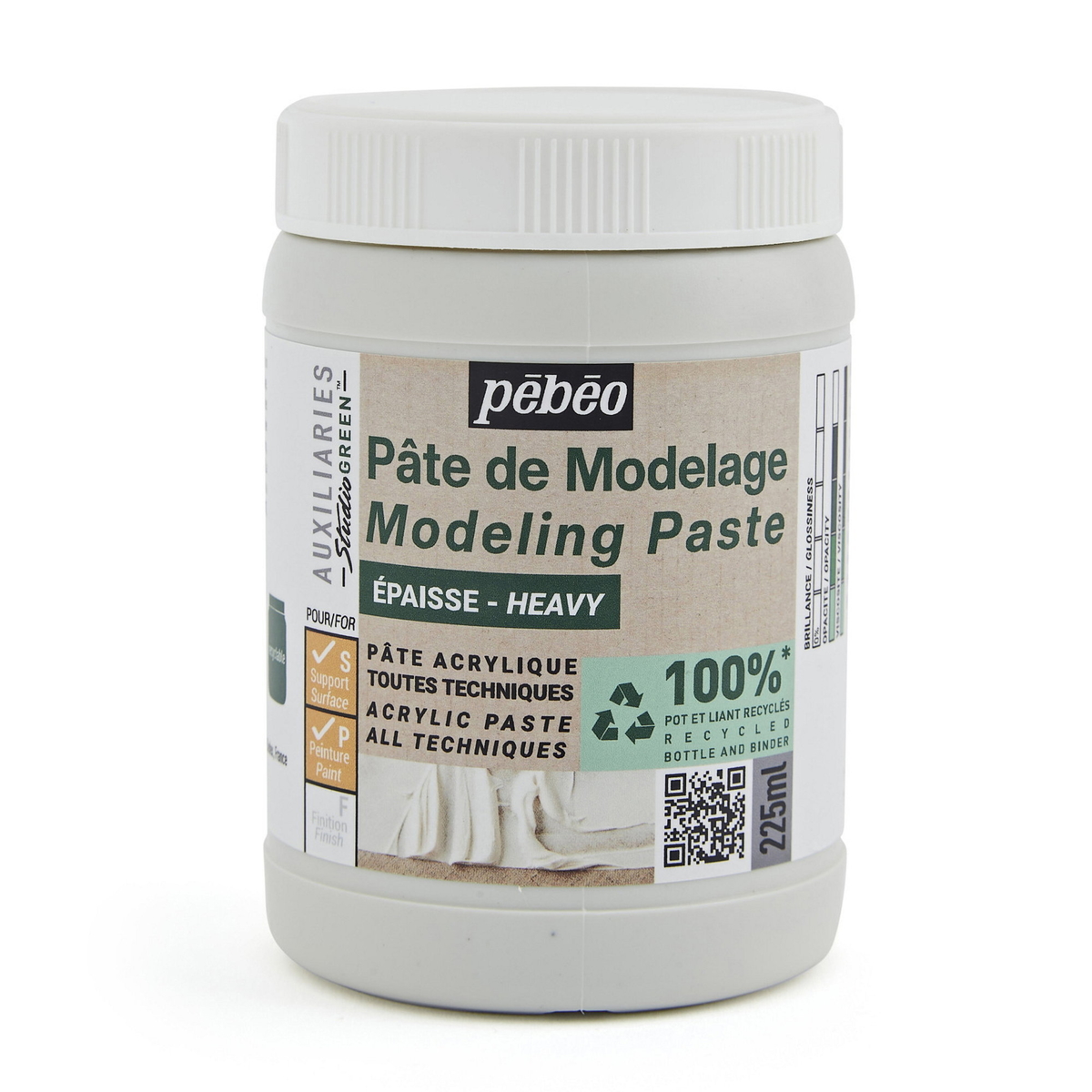 Pebeo Heavy modeling paste 225 ml – modelleringspasta, strukturpasta ...