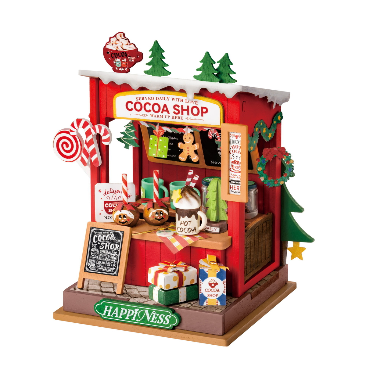 Rolife DIY Cocoa Shop miniatyr diorama – DS042, 87×70×105 mm | Panduro ...
