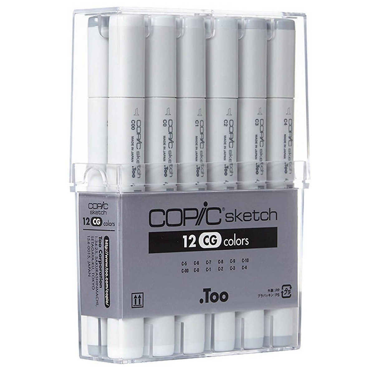 Copic Sketch Cool Grey Set 12 | Panduro ® | Kreatima