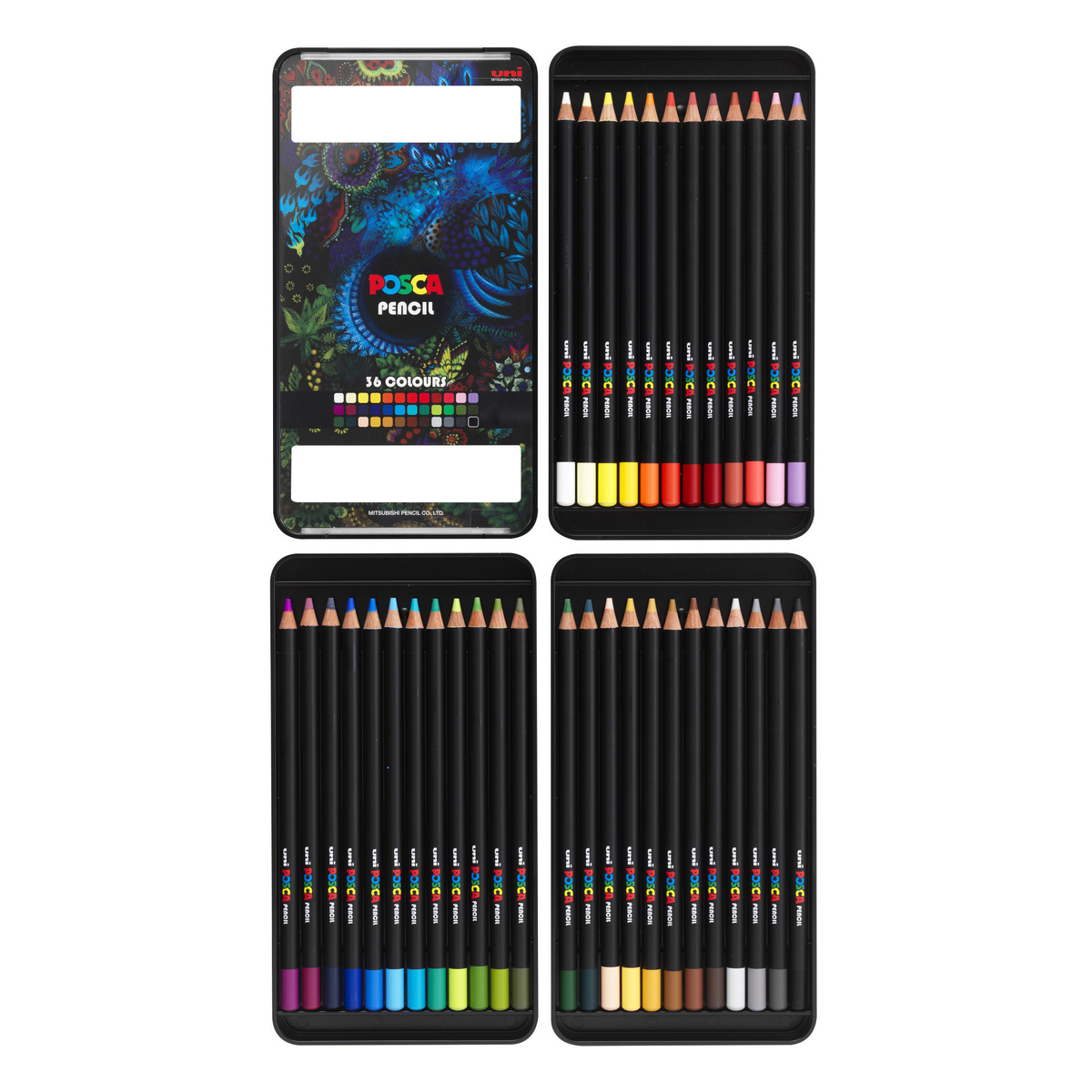 Posca Pencils 36 färger | Kreatima