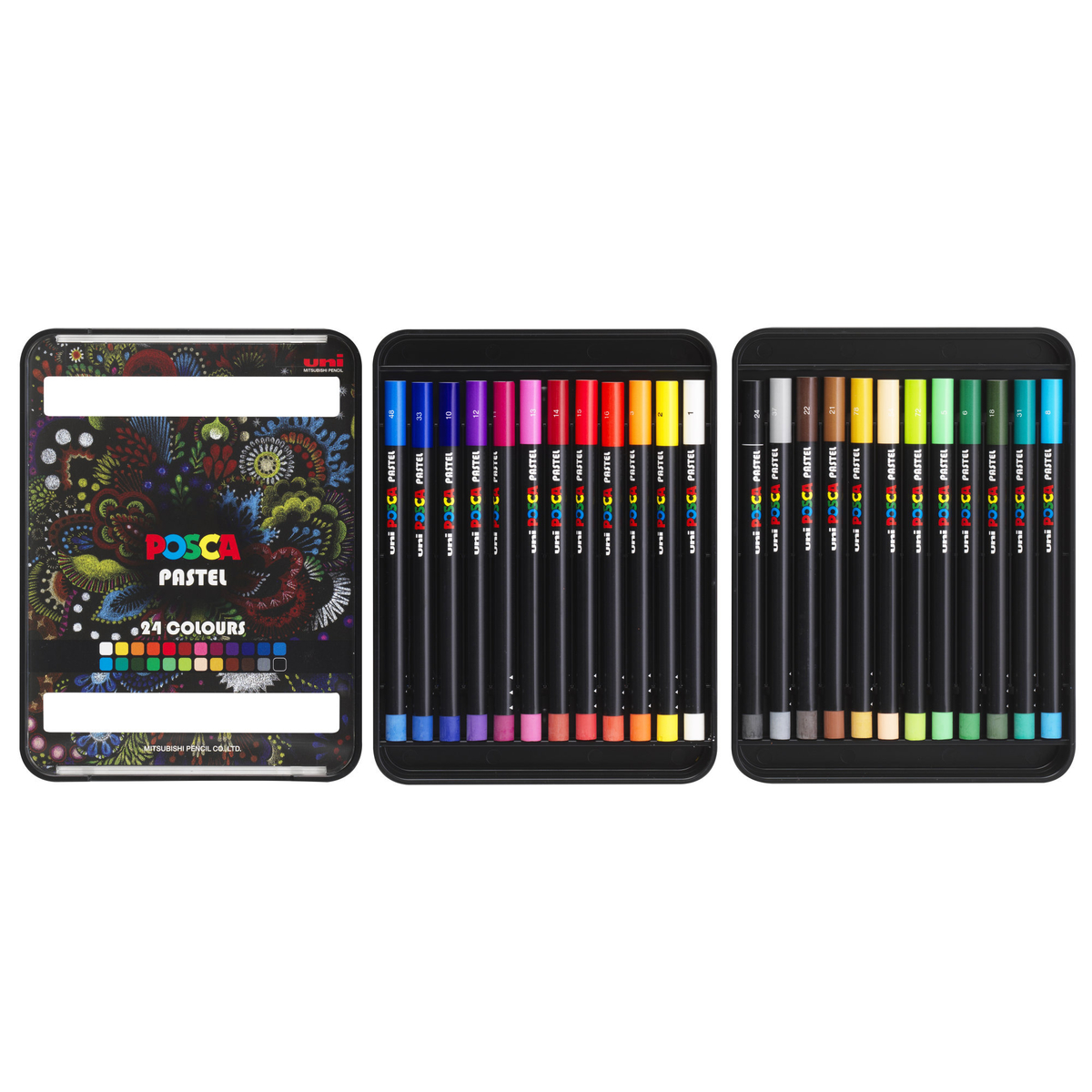 Posca Pastel Set 24 färger | Panduro ® | Kreatima
