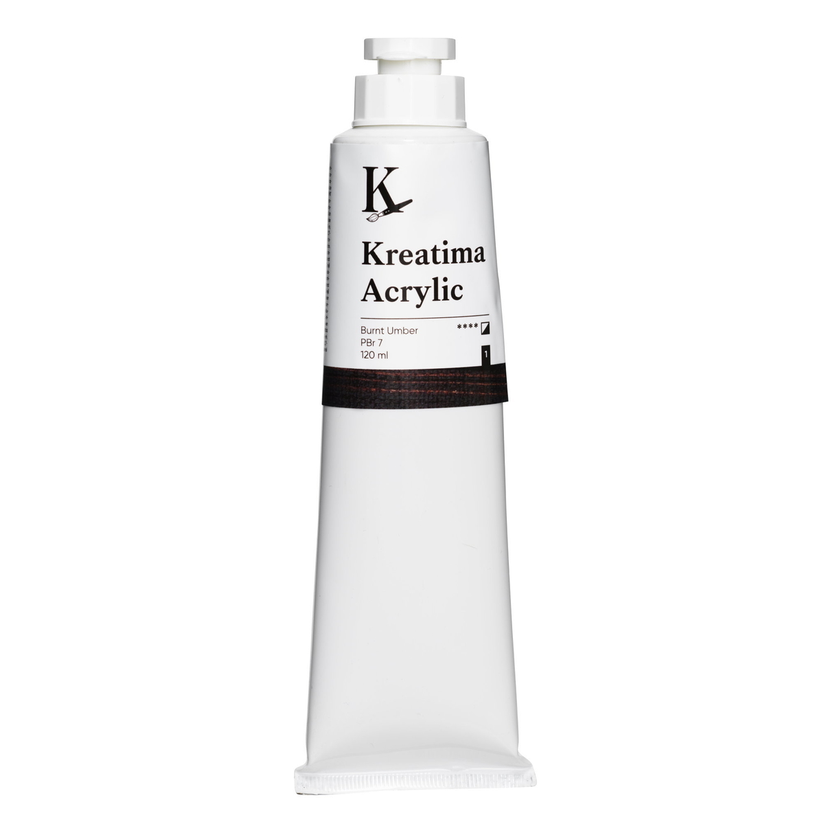 Kreatima Acrylic akrylfärg 120 ml – Burnt Umber PBr 7 | Panduro ...