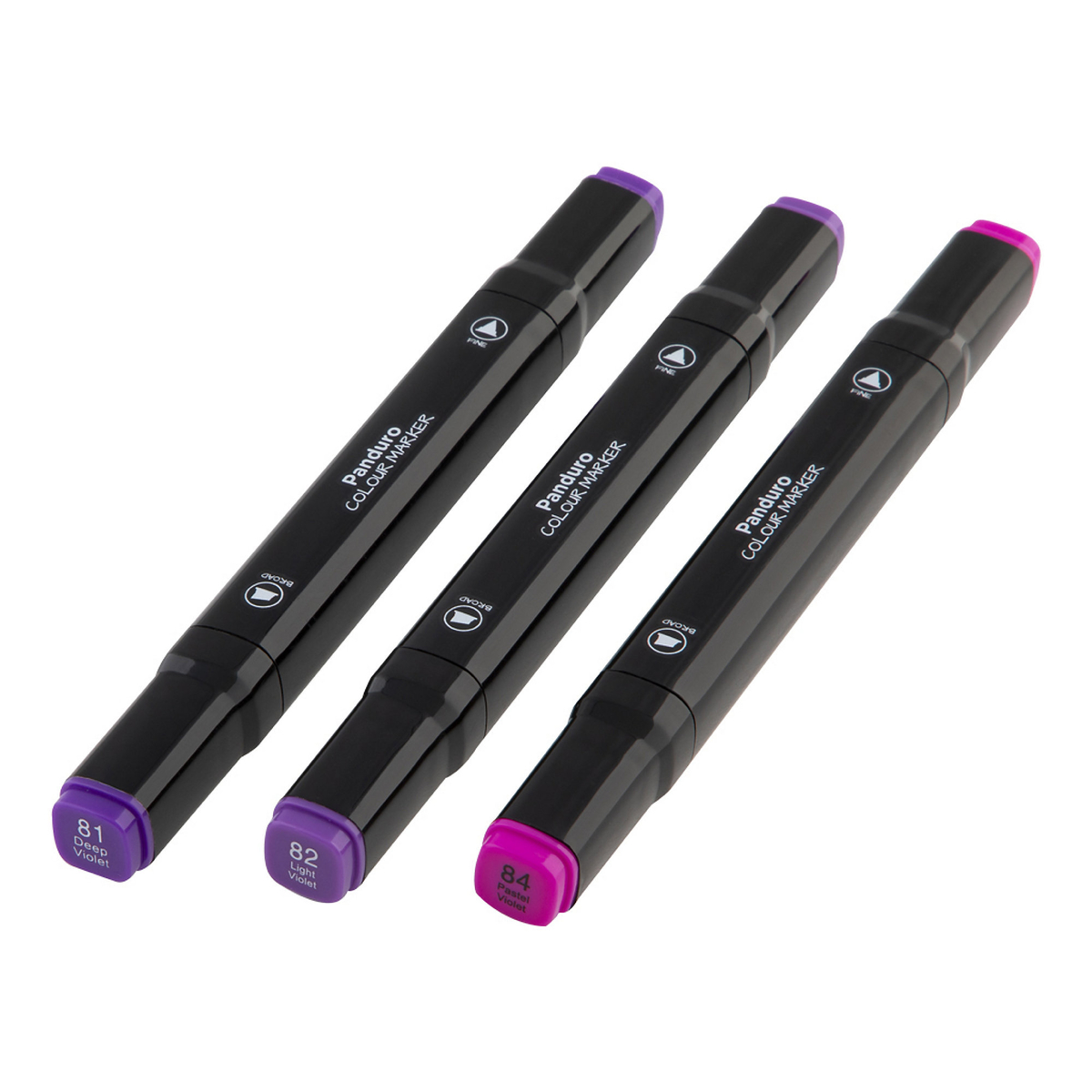 Panduro colour markers 3-pack – Violet tones #81, 82, 84 | Panduro ...