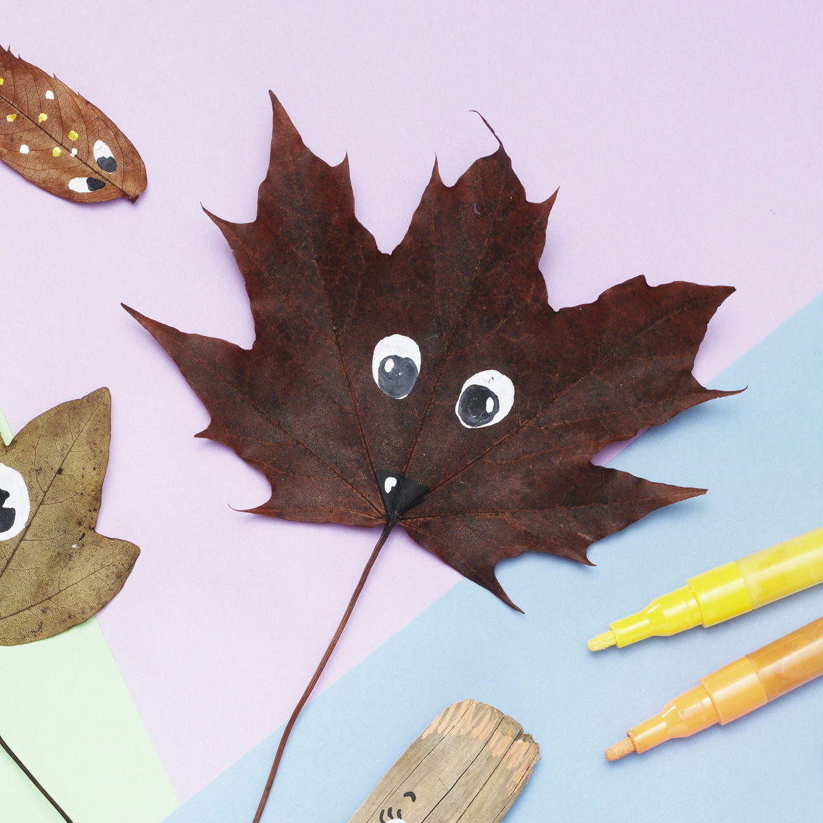 Pyssla med löv | Kreatima